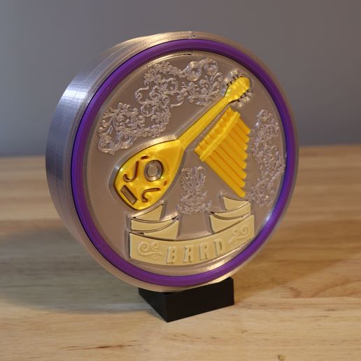 🎲 Bard DND Dice Holder STL (3D Print File)・ 3D File for 3D printing・Cults