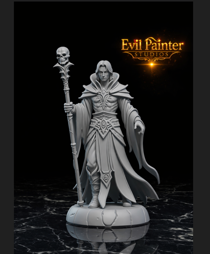 🧝 Azrath Valthorne Pre-supported・ STL File for 3D printing・Cults
