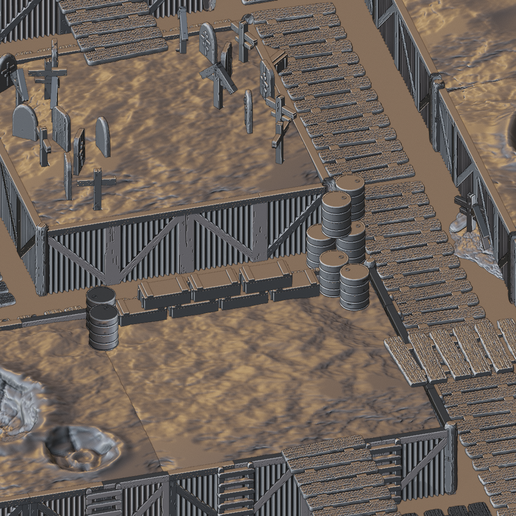 🎲 Trench Crusade-Modular Trench Terrain – Perfect for WW1 & Grimdark ...