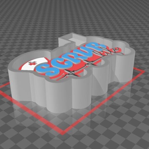 🩺 Scrub Life Freshie Mold・ STL File for 3D printing・Cults