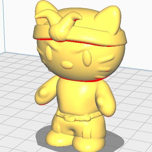 👋 Hello Kitty Thuggie by c19・Free STL File for 3D printing・Cults