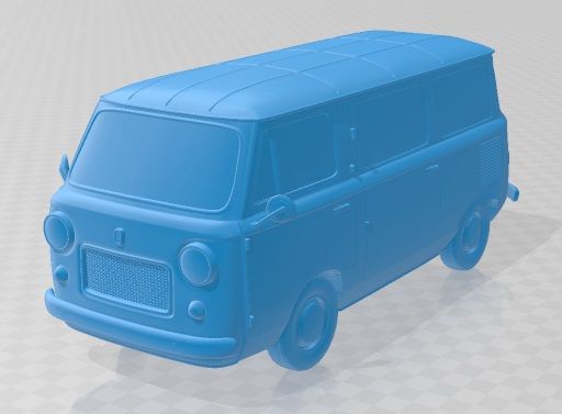 3D file Fiat 600 T 1967 Printable Van 🚐 ・3D printable design to ...
