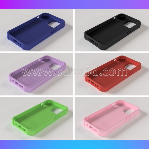 📱 Iphone 15 Flexible Case・ STL File for 3D printing・Cults
