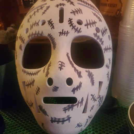 🏒 Gerry Cheevers Mask Hockey・3D Print with the X1c 3D printer・Cults