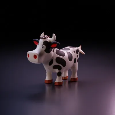 STL file Cute Cow 🐄 ・3D printable model to download・Cults