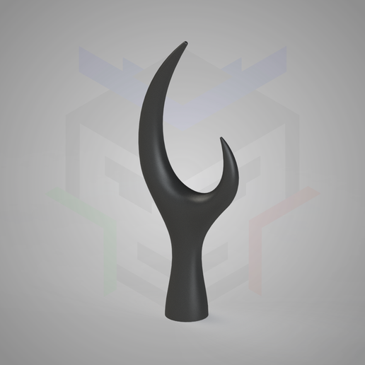 🤘 Alastor's Horns - Hazbin Hotel・ 3D File for 3D printing・Cults