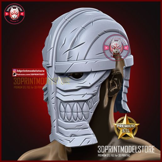🪖 Shinji Hollow Half Mask - Bleach Ichigo Mask - Anime Cosplay・ 3D File ...