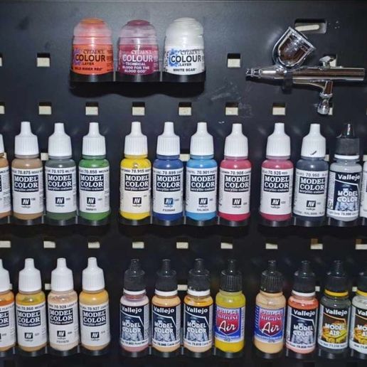 🎨 Panel paint holder・ STL File for 3D printing・Cults