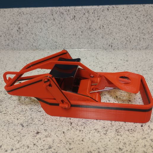 3D file Overpowered Binder Clip Mousetrap 🪤 ・3D printable model to ...