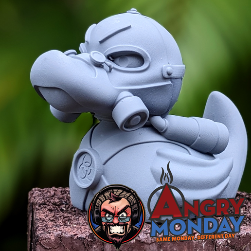 ☣️ Biohazard Duck・ STL File for 3D printing・Cults