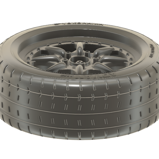 🚗 1/24 17x8 Watanabe GR-8 wheels・ 3D File for 3D printing・Cults