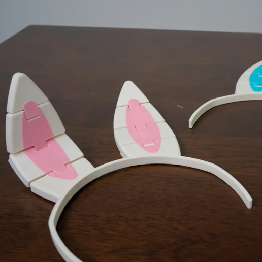 🐇 Wearable Easter Bunny Ears・ STL File for 3D printing・Cults