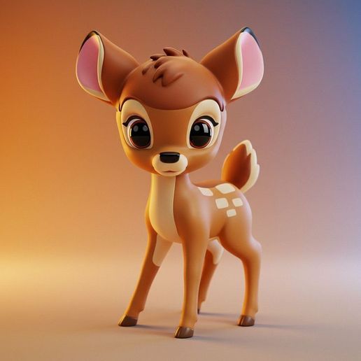 👾 Bambi Disney・ STL File for 3D printing・Cults