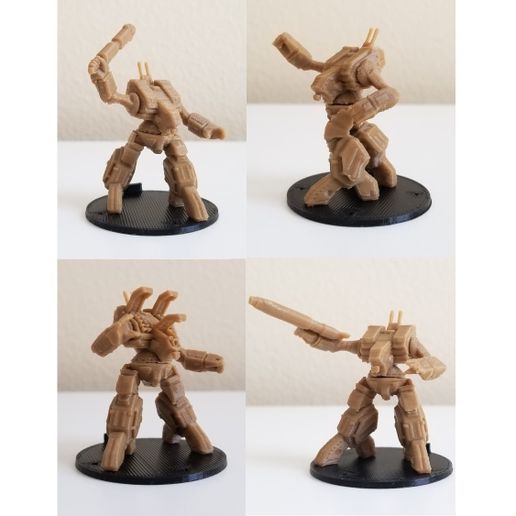 🔨 Robotech RPG Tactics Destroid Gladiator Spartan Macross 4 poses・ 3D ...