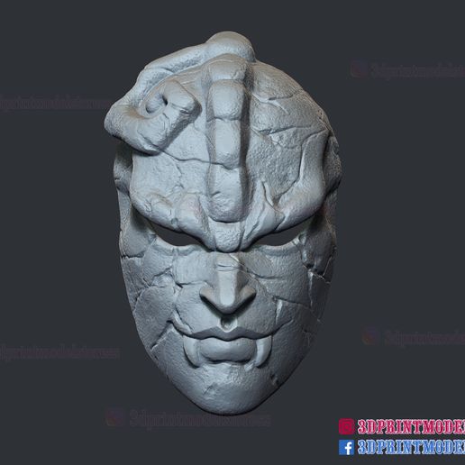🪖 Stone Mask - Jojo Bizarre Adventure - Jojo Cosplay・ 3D File for 3D ...