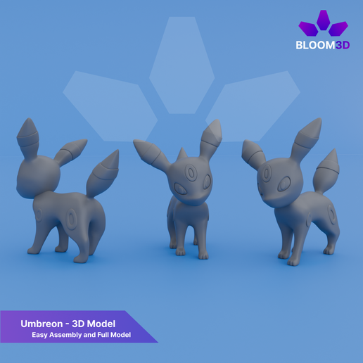 STL file Umbreon - Pokemon Art 🐉 ・3D printing model to download・Cults