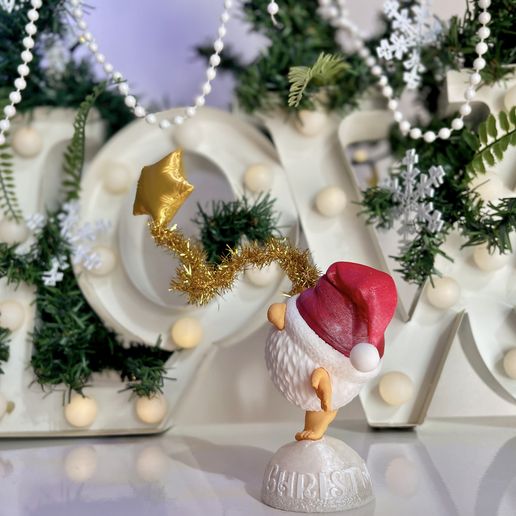 3D file BABY SANTA ORNAMENT 👶 ・3D printer design to download・Cults