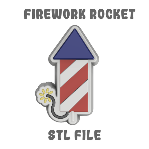 STL file Firework Rocket 🚀 ・3D printing idea to download・Cults
