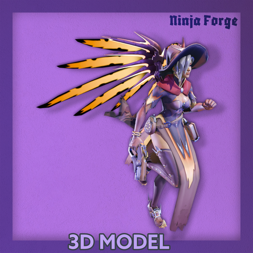 3D file Marcy witch 🧙‍♀️ ・3D printer model to download・Cults