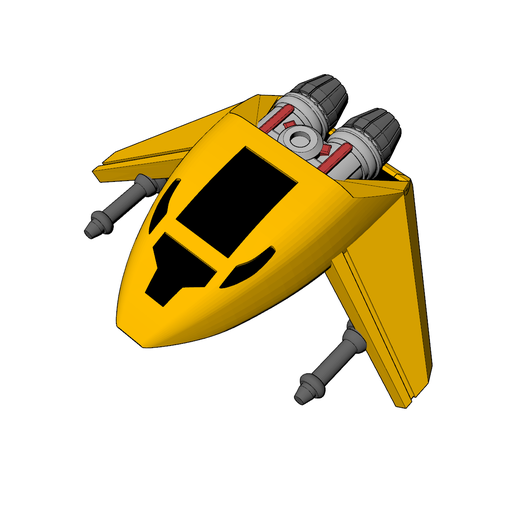 ♟ Kilrathi Salthi Light Fighter (Fleet Scale)・Free STL File for 3D ...
