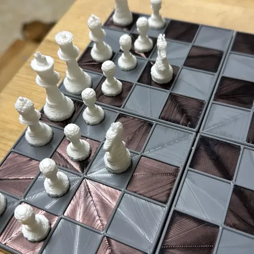 ♟️ Pixel Chess Portable Chess Set - Personal・ STL File for 3D printing ...