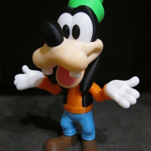 🦆 Goofy (Easy print and Easy Assembly)・ STL File for 3D printing・Cults