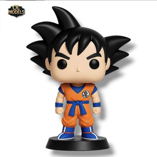 🐉 Son Goku Chibi Figure Dragon Ball 3D Model・Free STL File for 3D ...
