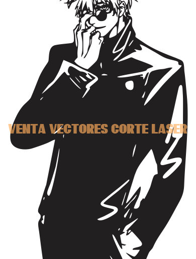 🎨 JUJUTSU KAISEN - SATORU GOJO 2 WALL ART DECORATION - ANIME 3D ...