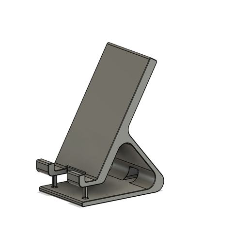 📞 Desktop phone holder - Simple, effective design for 3D printing・ STL ...