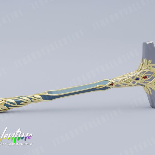 🔨 Feanor’s Hammer – Rings of Power・ 3D File for ・Cults