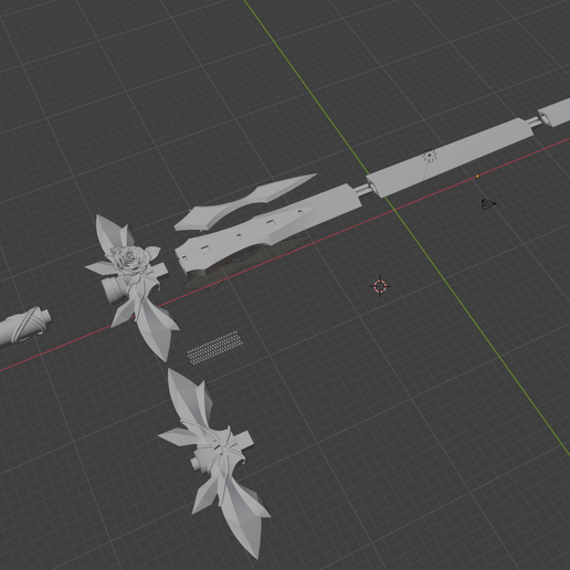 🌹 SAO Blue Rose Sword - 3d printing・ 3D File for 3D printing・Cults