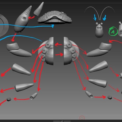🦀 Tamatoa - Moana・ STL File for 3D printing・Cults