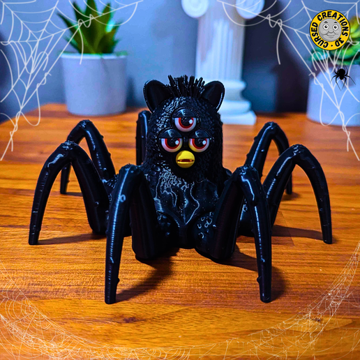 🕷️ Itsy Bitsy Furby Spider・ STL File for 3D printing・Cults