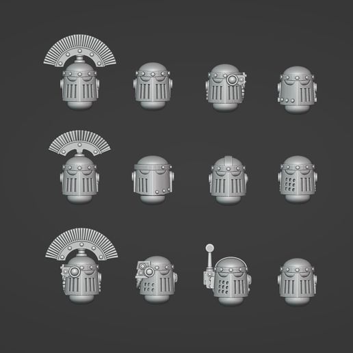 🎲 UPSCALED Rivet armor variant・ 3D File for 3D printing・Cults