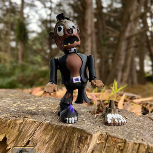 3D file Flippin' Zombie 🧟 ・3D print object to download・Cults