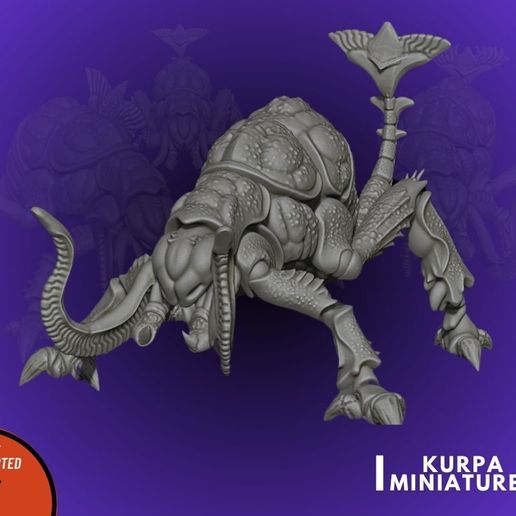 👹 Rust Monster・ STL File for 3D printing・Cults