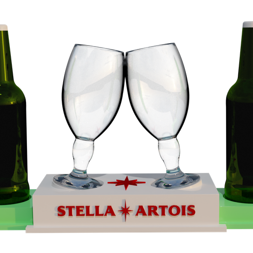 STL file Stella Artois Back Bar Glorifier 🔙 ・3D printing template to ...