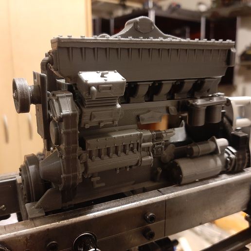 🐱 Cat 3406B Engine・Free STL File for ・Cults