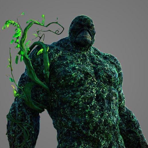 👾 Swamp Thing Statuette・ STL File for 3D printing・Cults