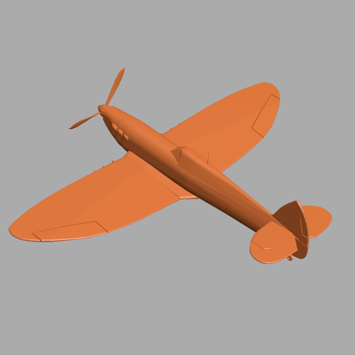 STL file Supermarine Spitfire 🏠 ・3D printing model to download・Cults