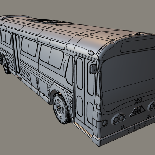 🚌 Bus from Speed・Free OBJ File for 3D printing・Cults