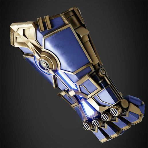 🔨 Arcane Vi Atlas Gauntlet for Cosplay・ STL File for 3D printing・Cults