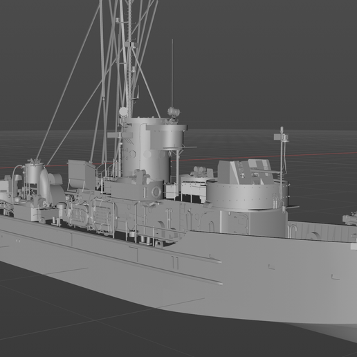 🛬 US LCS (Mk3) landing support boat 3D model material・ OBJ File for 3D ...