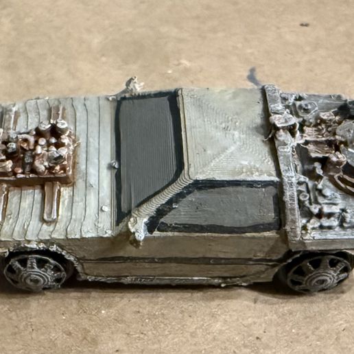 3D printing HO back to the future 3 railroad delorean • made with Prusa ...