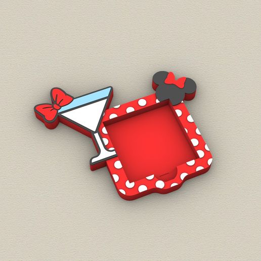 🐁 Post-It, Sticky Note Holder mouse cup - 3MF pre-painted , STL・ STL ...