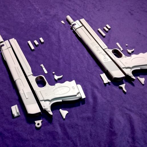 😈 Ebony and Ivory from Devil may cry 5・ 3D File for ・Cults