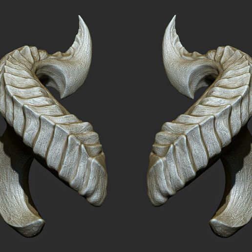👹 23 Creature Monster Demon Horns VOL 2・ 3D File for 3D printing・Cults