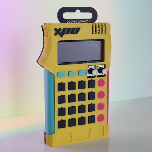 📁 Pocket Operator Case XPO 3D Printable Case stl file Cyberpunk Style ...