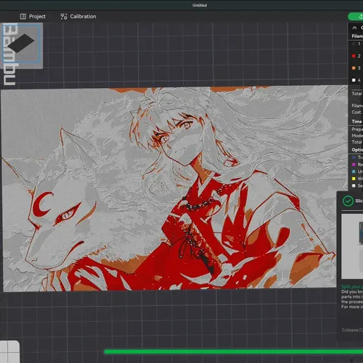 🎨 Inuyasha art・Free STL File for 3D printing・Cults