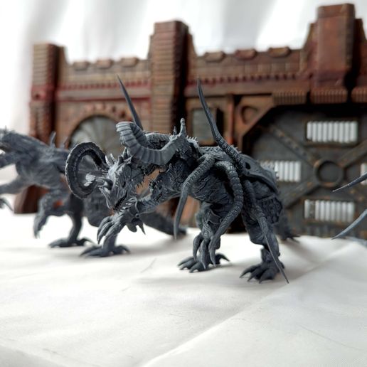 🎲 Chaos hydra tabletop/wargames miniature・ 3D File for 3D printing・Cults